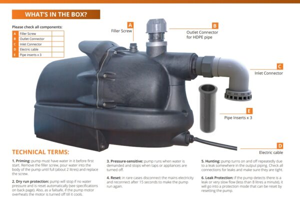 HydroForce Series 4 Pump - Rainwater Harvesting