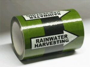 150mm x 25m Rainwater Identification Tape - Rainwater Harvesting