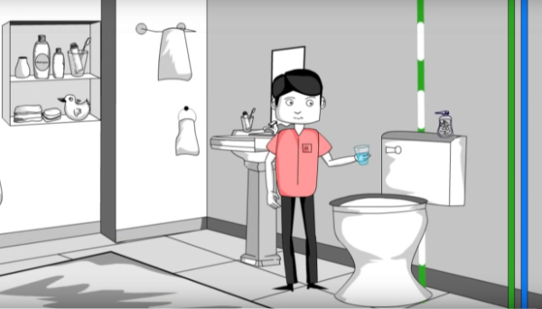 Flushing The Toilet With Rainwater - Rainwater Harvesting